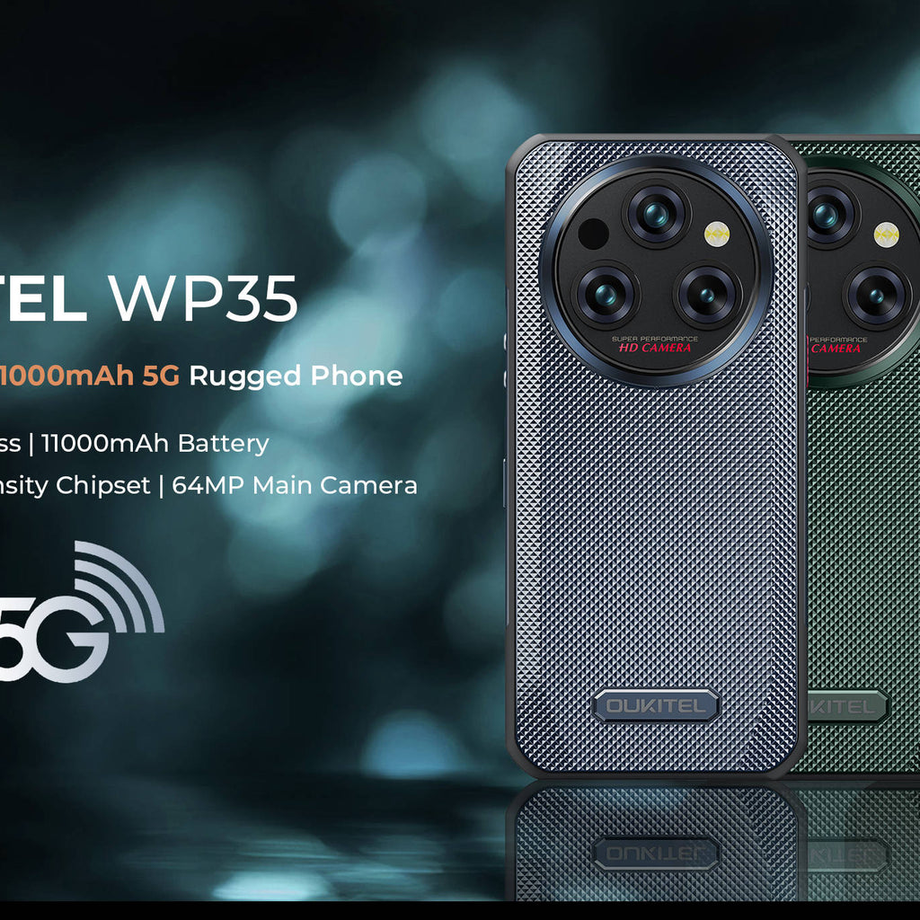 Oukitel WP35 - The Thinnest 11000mAh 5G Rugged Smartphone - OUKITEL