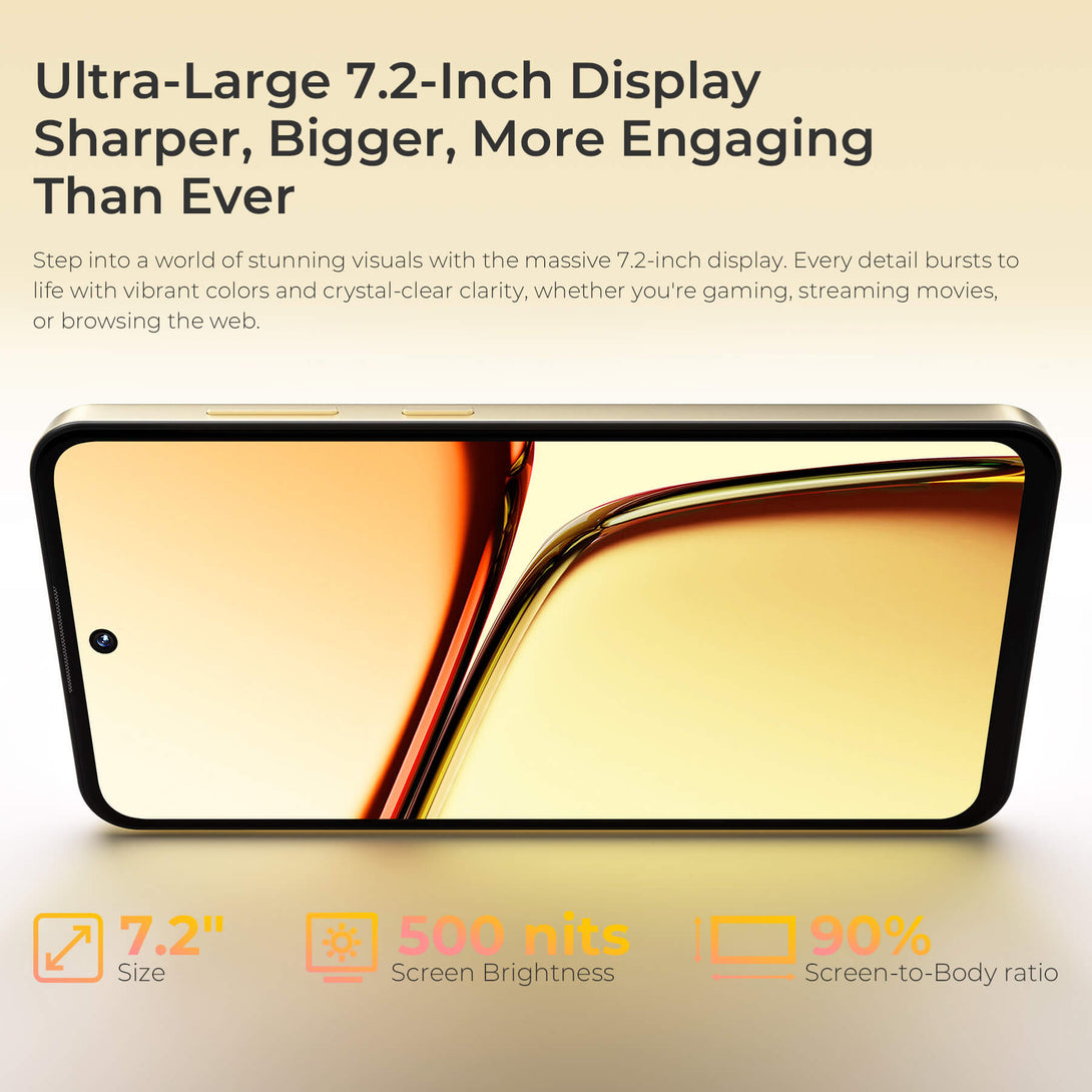 Oukitel C69 7.2-inch 6000mAh Battery 9.5mm Ultra-thin Body Smartphone ...